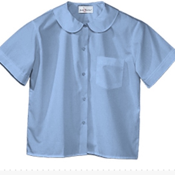 becky thatcher | Shirts & Tops | School Uniform Style 554 Ss Wrinkle ...